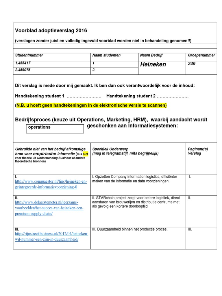 Heineken Case | PDF