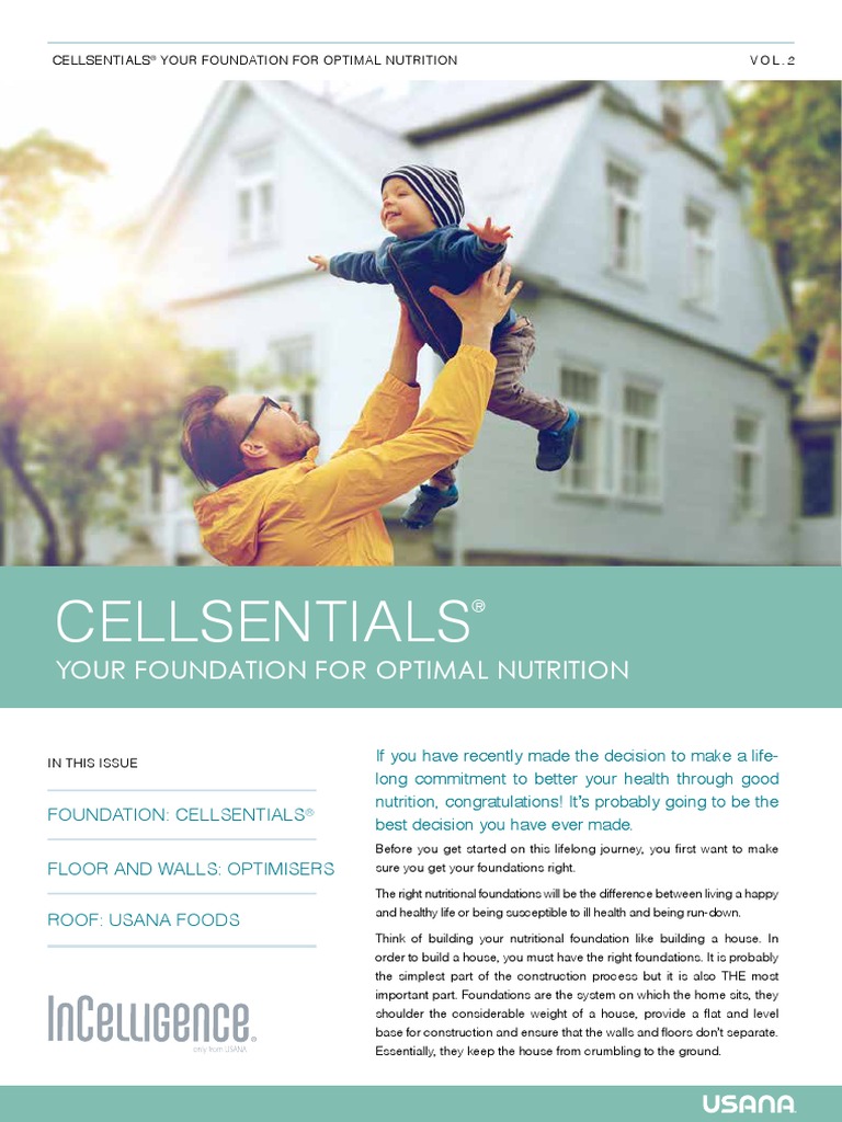 Cellsentials: Your Foundation For Optimal Nutrition | PDF | Dietary ...