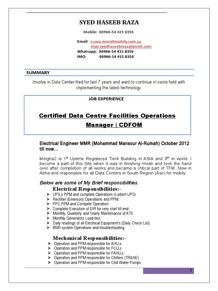 Certified DATA Center Engineer | PDF | Data Center | Telecommunication