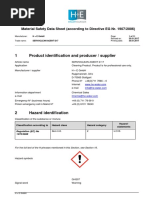 MB175 Markem Imaje MSDS | PDF | Toxicity | Dangerous Goods