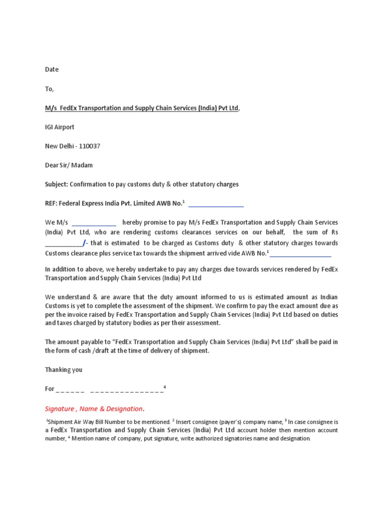 Promise To Pay | PDF | Fed Ex | Invoice