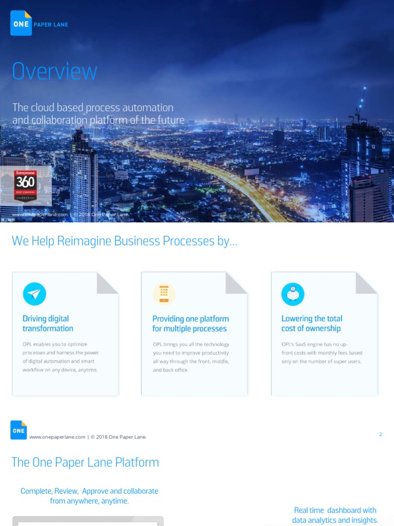 One Paper Lane - Quick Overview 2019 PDF | Download Free PDF | Accounts ...