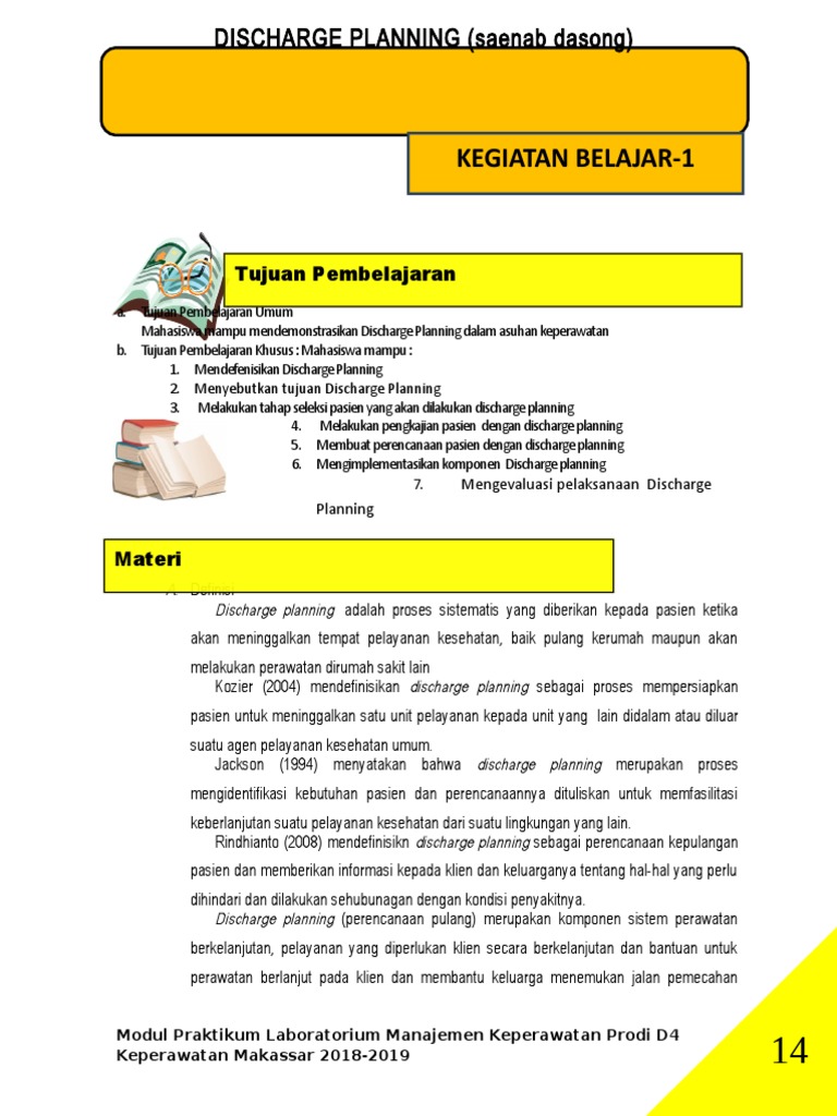 Modul Lab Discharge Planning | PDF