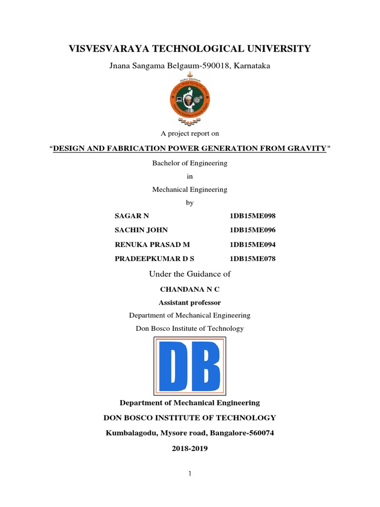 Project Phase1 Report | PDF | Electric Motor | Electricity Generation