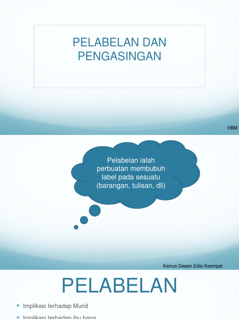 Tajuk 4 Pelabelan Dan Pengasingan | PDF