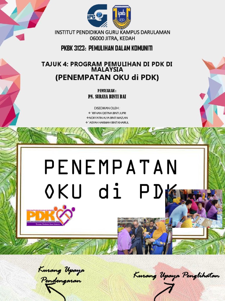 Penempatan Oku Di PDK | PDF