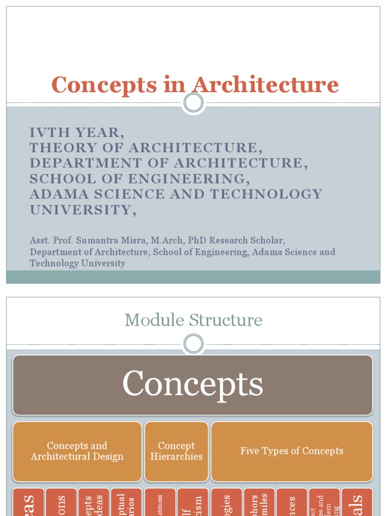 Concepts in Architecture | PDF | Concept | Metaphor