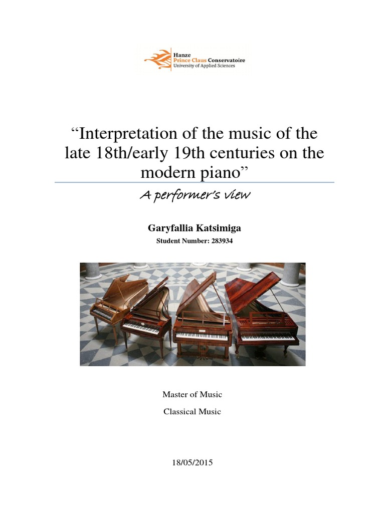 Modern Piano Interpretation of Classical Music | PDF | Piano ...