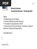 RBE2 Vs RBE3 Rigid Finite Element | PDF | Stiffness | Finite Element Method