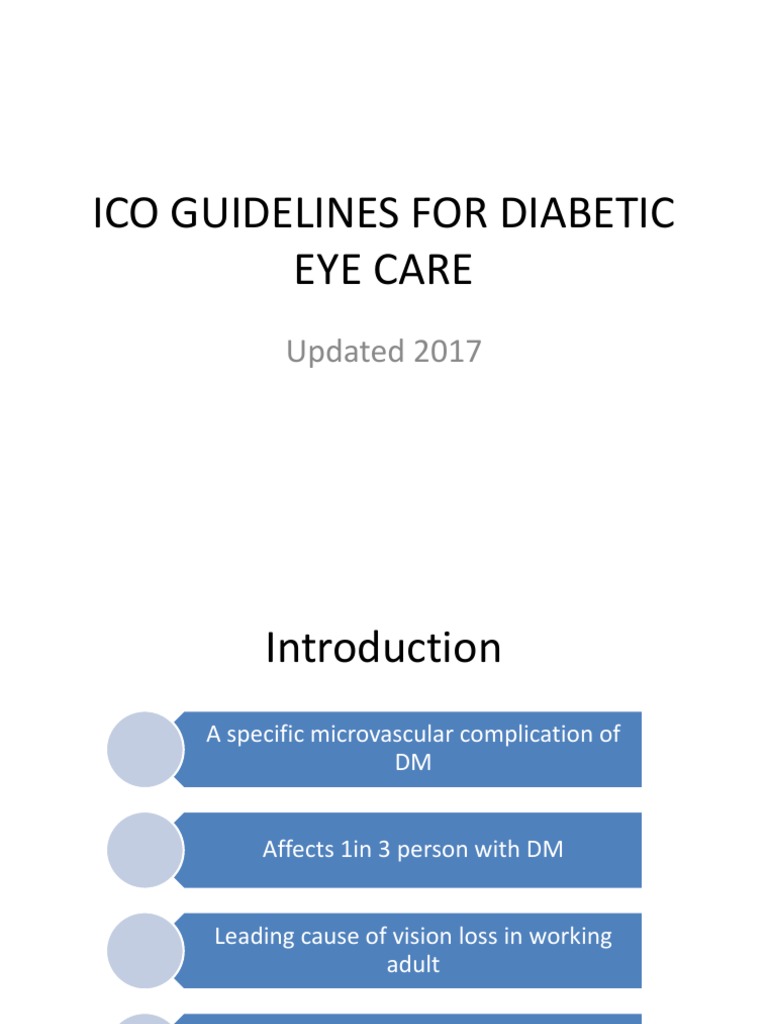 Diabetic Eye Care Guidelines 2017 | PDF | Medical Specialties ...
