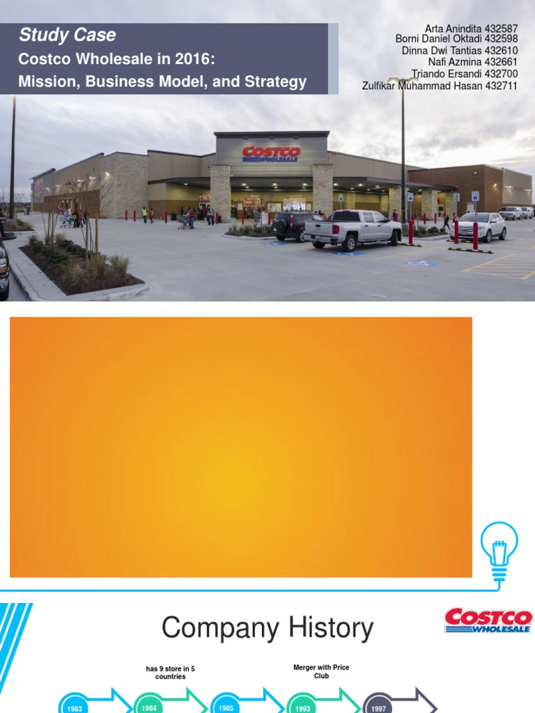 Study Case: Costco Wholesale in 2016: Mission, Business Model, and ...
