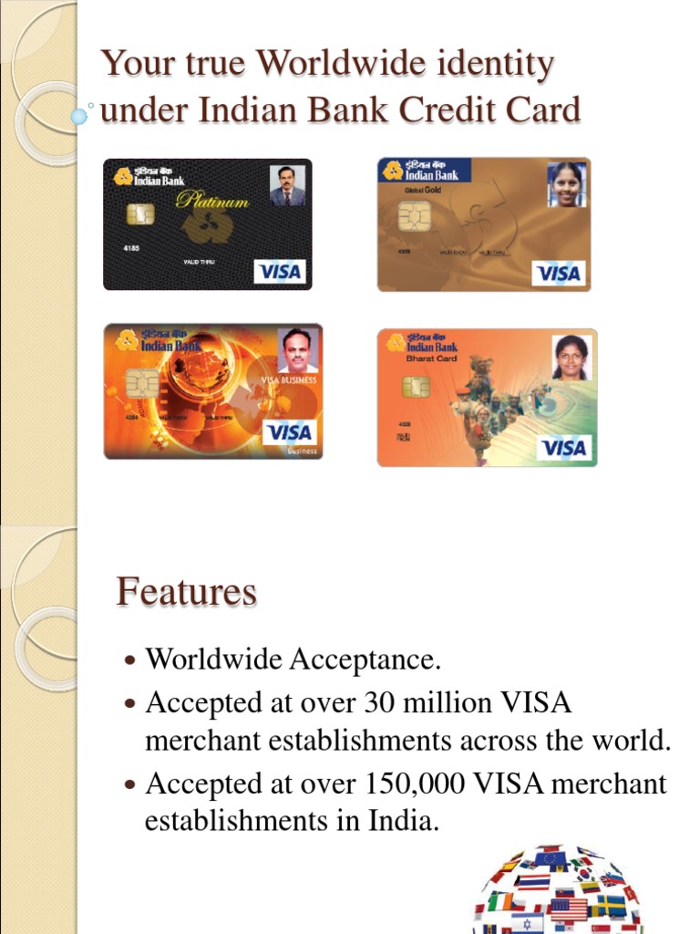 Your True Worldwide Identity Under Indian Bank Credit Card | PDF ...