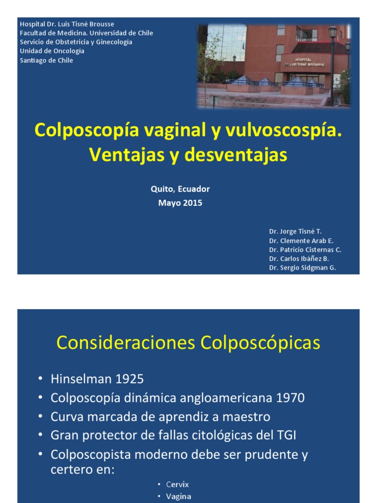 Colposcopía y Vulvoscopía: Guía Clínica | PDF | Vagina | Biopsia