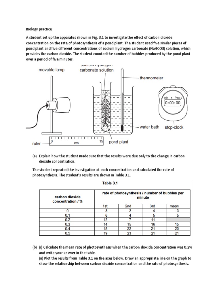Biology Experiment for Students | PDF