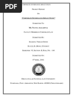 Project Report Icsi - 1 | PDF | Consolidation (Business) | Mergers And ...