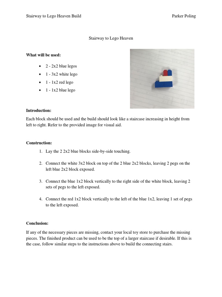 Lego Instructions | PDF