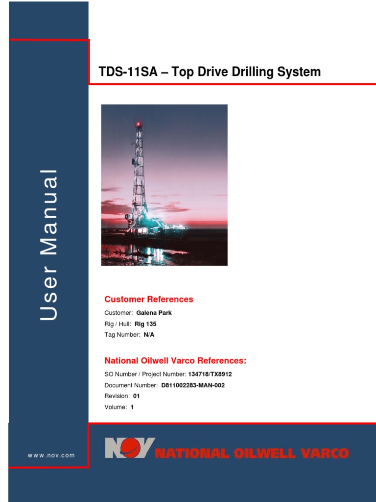 Manual Sistema Top Drive TDS-11SA PDF | PDF | Mechanical Engineering ...