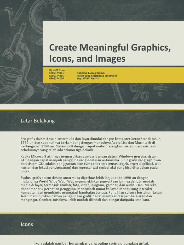 Step 11: Create Meaningful Graphics, Icons and Images PPT (Indonesian ...