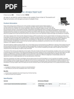 Unitor Easyship Water Test Kit | PDF | Lubricant | Water