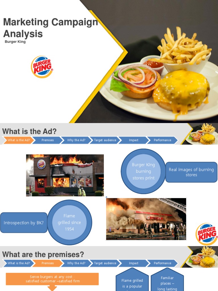 Marketing Campaign Analysis: Burger King | PDF | Target Audience ...