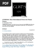 GURPS Skills and Techniques Overview | PDF | Weaponry