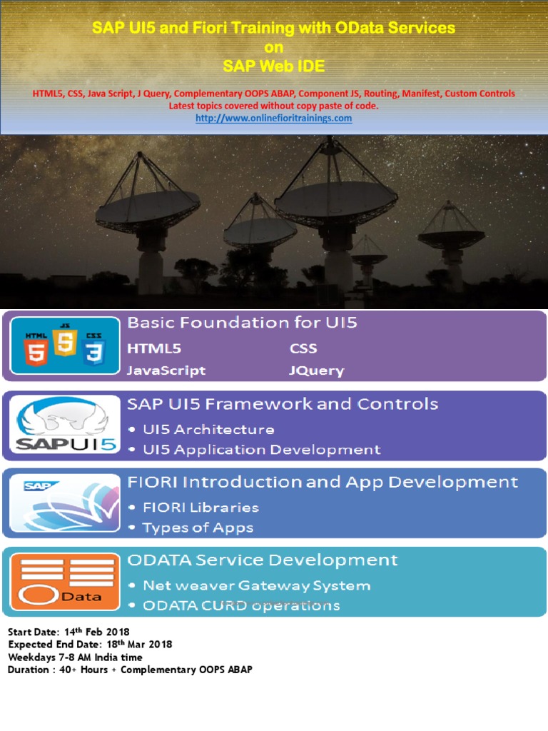 UI5 Training | PDF | Html | Html Element