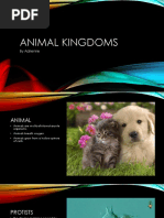 Animal Kingdom - Mnemonics | PDF | Aquatic Animals | Organisms