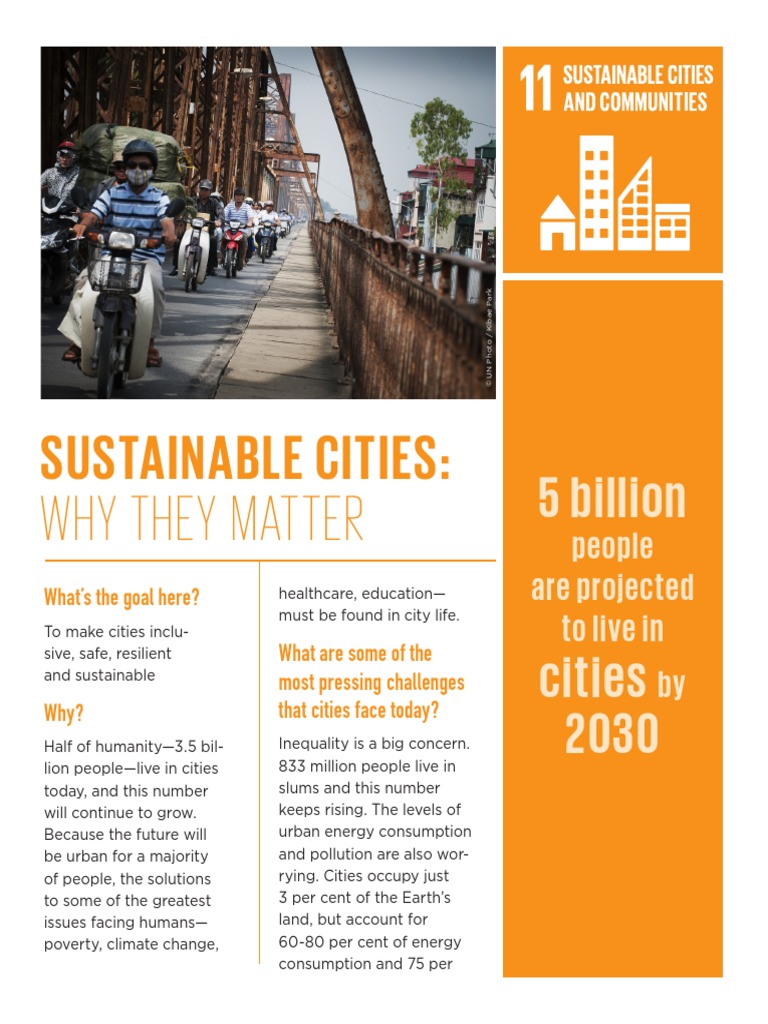 Sustainable Cities:: Why They Matter | PDF | City | Sustainability
