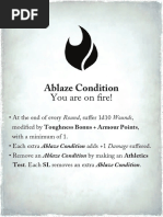 WFRP 4E Cheat Sheet Overview | PDF | Wound