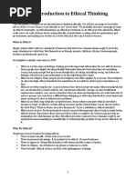 Introduction To The Four Ethical Lenses | PDF | Decision Making | Justice