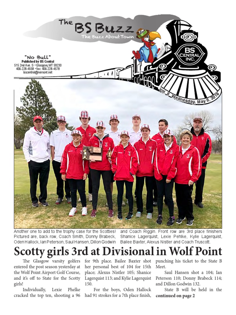 Scotty Girls 3rd at Divisional in Wolf Point: Published by BS Central ...