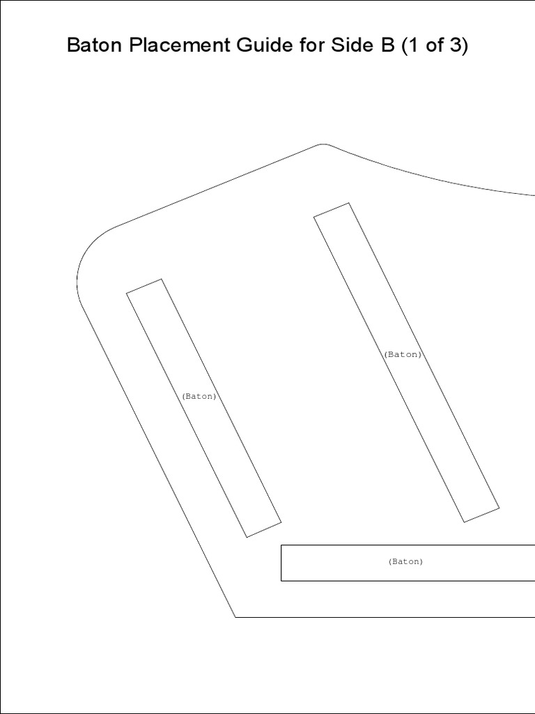 Baton Placement Guide Side B 1 PDF | PDF