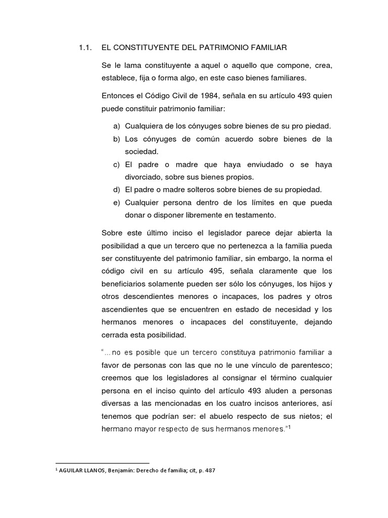 Conceptos fundamentales del patrimonio familiar | PDF | Bienes (Ley) | Familia