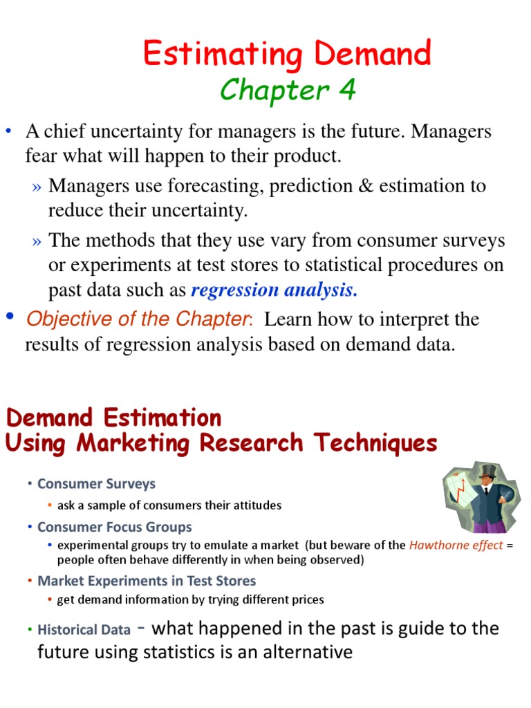 Demand Forecasting CH 4 | PDF | Regression Analysis | Errors And Residuals