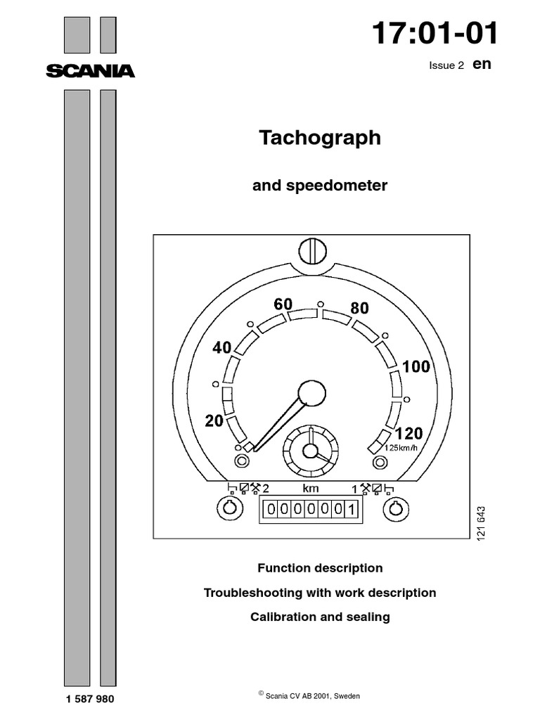 Tacometro y Velocimetro Scania | PDF | Calibration | Tire