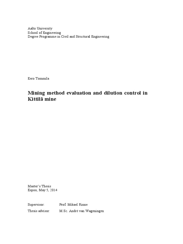2 3 2 3 Avoca Method Pdf Mining Economic Geology