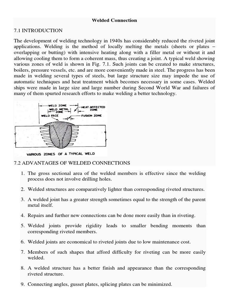 Welded Connection 7 | PDF | Welding | Construction
