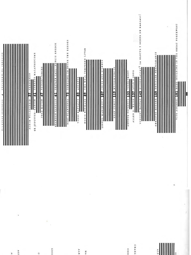 LaBelle Brandon Migone Christof Eds Writing Aloud The Sonics of ...