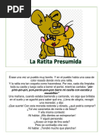 Cuento La Ratita Presumida | PDF