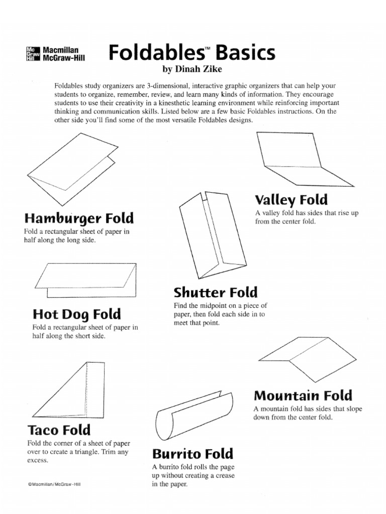 Foldables | PDF | Education Theory | Behavior Modification
