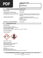 MSDS Nalco 3935 | PDF | Toxicity | Dangerous Goods