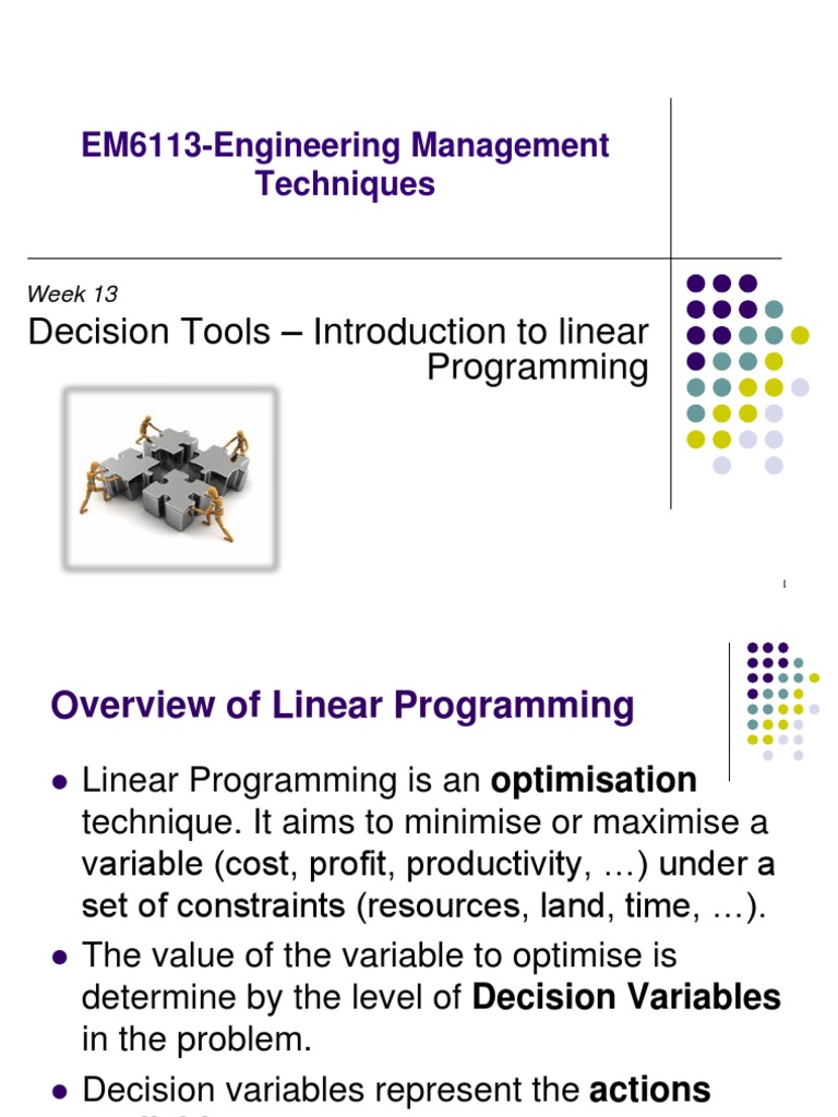 Week 13 (Intro To Linear Programming) | Download Free PDF | Linear ...