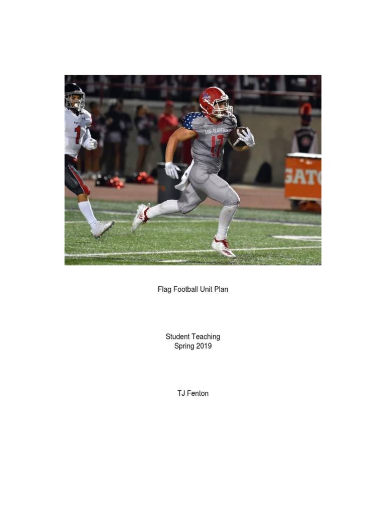 Flag Football Unit Plan | PDF | Reading Comprehension | Question
