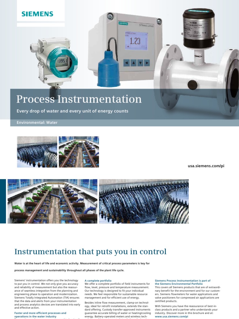 Instrument All Siemens | PDF | Flow Measurement | Radar