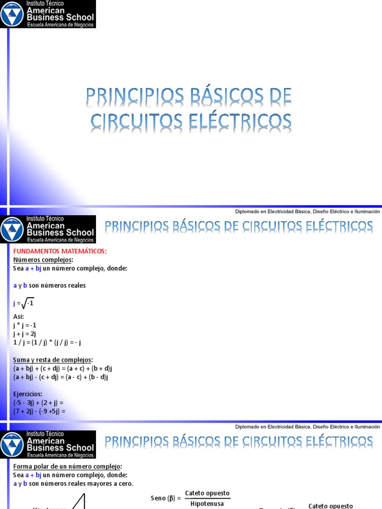 Principios Basicos de Circuitos Electricos | PDF | Condensador | Inductor