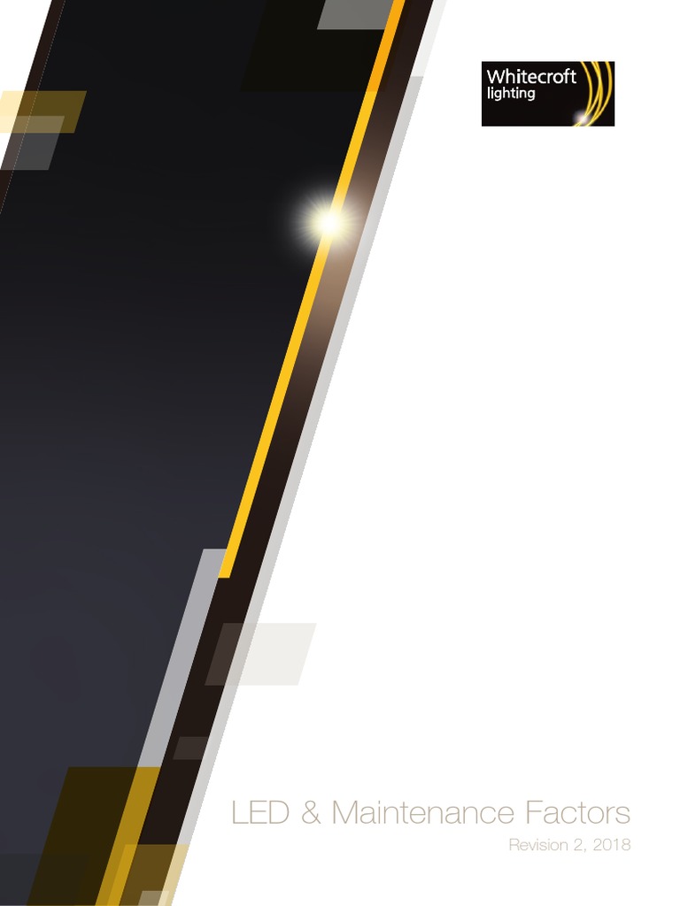 Led Maintenance Factor | PDF | Light Emitting Diode | Lighting