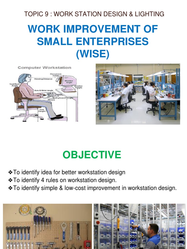 Workstation Design and Lighting Guidelines | PDF | Lighting | Chair