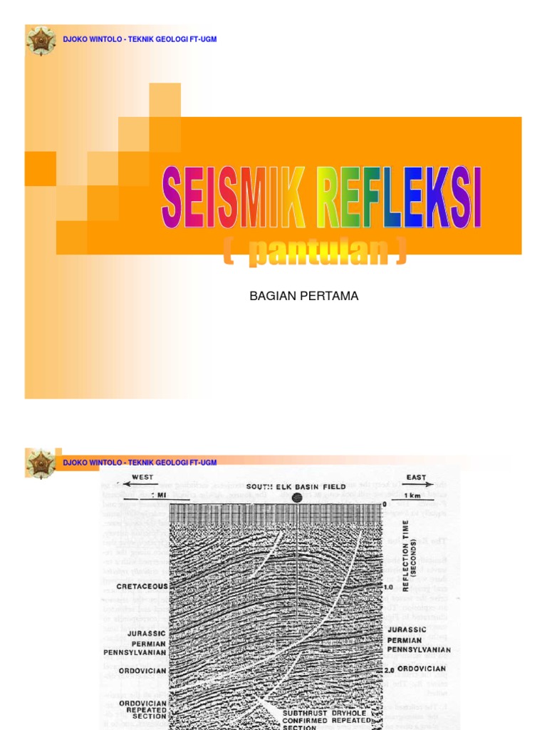 Seismik Refleksi | PDF