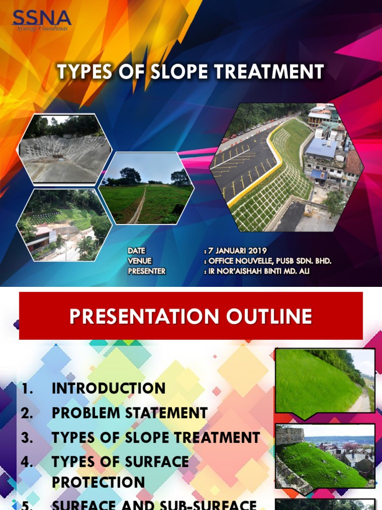 Type of Slope Treatment PDF | PDF | Geotechnical Engineering | Deep ...