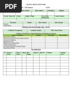 CV Form For Seaman | PDF | Ships | Sailor